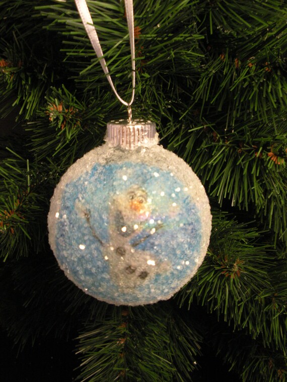 NEW Disney's frozen Olaf the Snowman Glass - Etsy