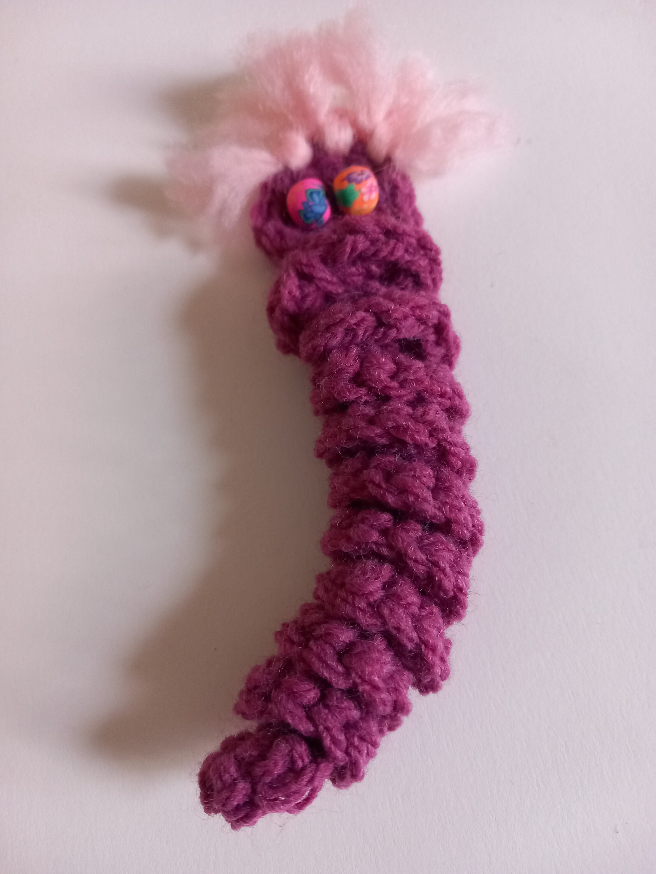 Retro Eyed Knitted Worry Worm - Etsy