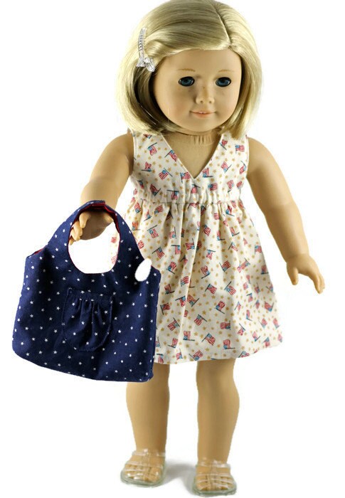18 Inch Doll Dress 18-inch Doll Patriotic Dress AG Doll - Etsy