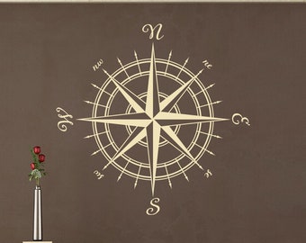 Compass Ceiling Decal - Etsy
