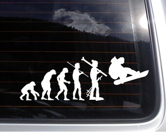 Evolution of Snowboarding no.1 Vinyl Decal fits laptop | Etsy