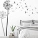 The Freya Dandelions Wall Decal in Two Colors With 63 DIY - Etsy