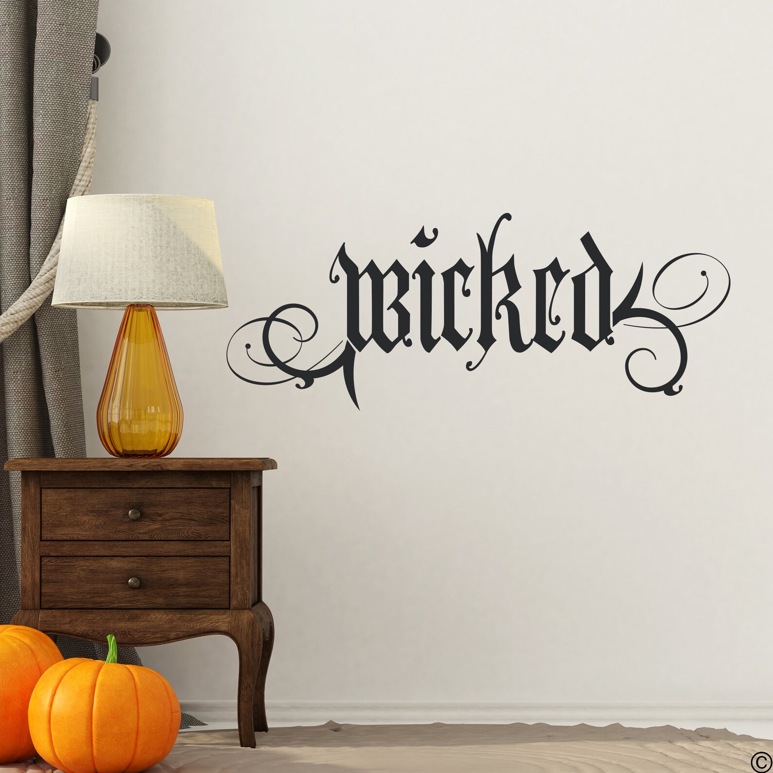 Wicked Vinyl Wall Decal Quote Fits Interior Painted Walls - Etsy