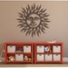 Smiling Sun Face Wall Decal Home Decor Removable Wall Art - Etsy