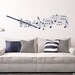Flute With Musical Notes Wall Decal Home Decor Wall Art Music Studio ...