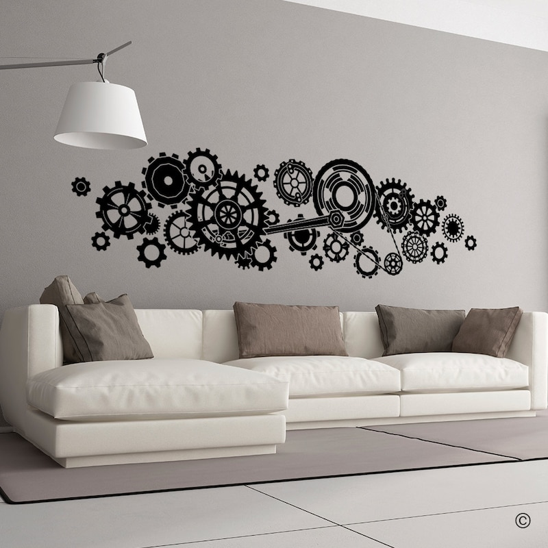 Gear Wall Decal - Etsy