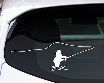 Fly Fishing Decal - Etsy