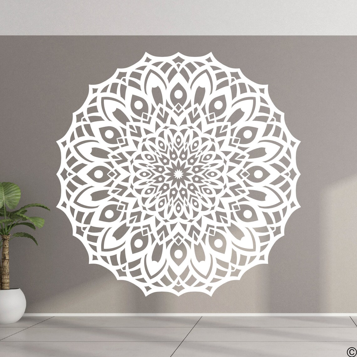 Mandala the Sammy Vinyl Wall or Ceiling Decal for - Etsy
