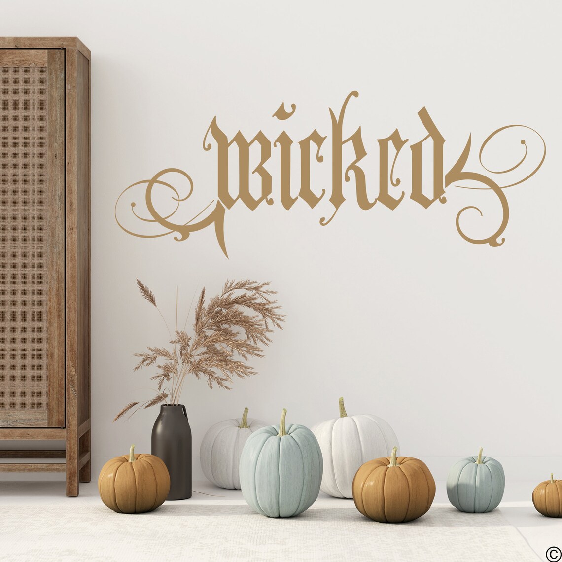 Wicked Vinyl Wall Decal Quote Fits Interior Painted Walls - Etsy