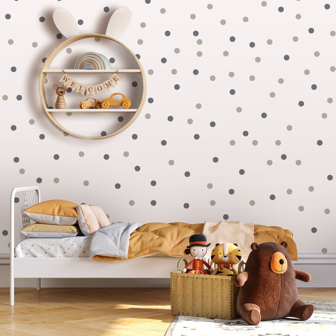 DIY Polka Dot Vinyl Wall Decals, 2 Inch Diameter Dots, Pick 1 or 2 ...