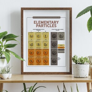 The Fundamental Standard Model of Elementary Particles, Custom Printed ...
