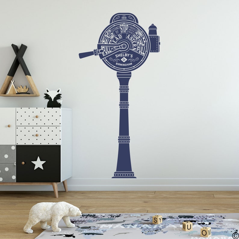 Ship Telegraph Wall Decal Nautical Nursery Beach House Home - Etsy