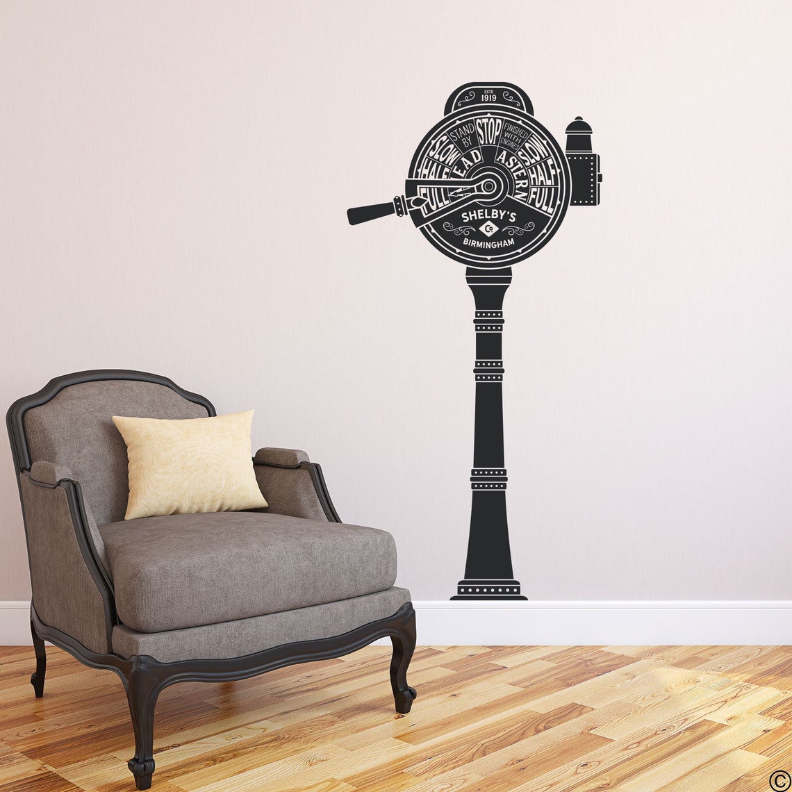 Ship Telegraph Wall Decal Nautical Nursery Beach House Home - Etsy