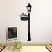 Gas Lamp Post Wall Decal With Personalized Sign K584 - Etsy