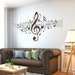 Music Notes Wall Decal Fits Music Studio Classroom and Home - Etsy
