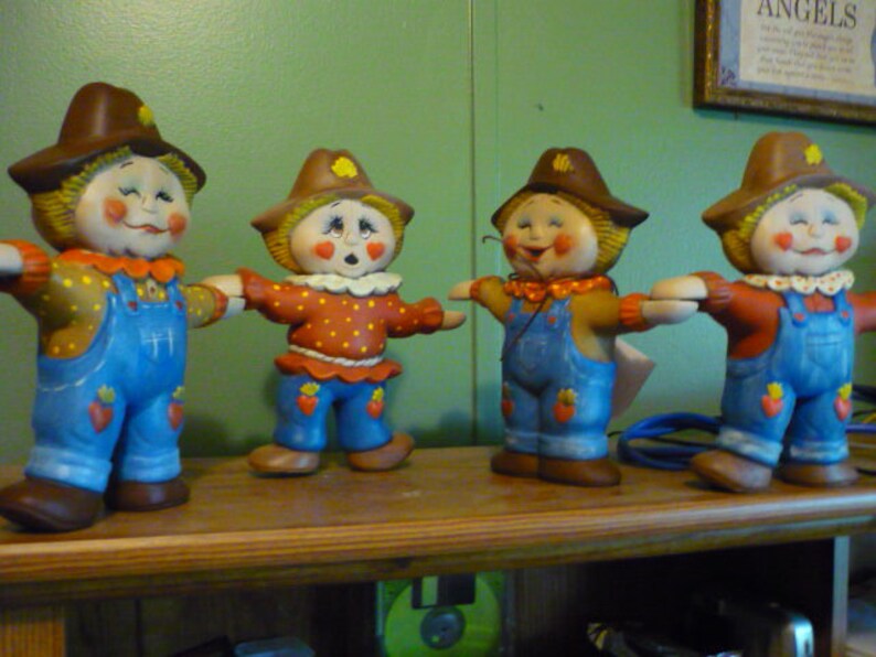 Hand N Hand Scarecrows Ready to Paint - Etsy