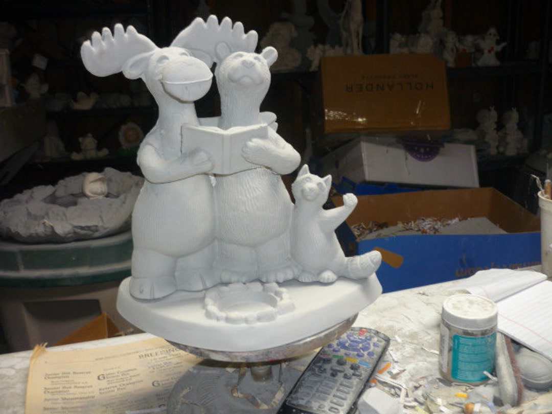 Forest Animals Caroling Ready to Paint - Etsy