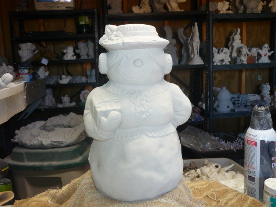 Ms Icy Snowlady Ready to Paint - Etsy