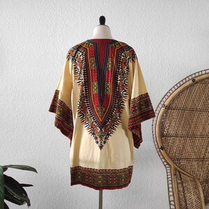 70's Goddess Multi Color Dashiki Mandala Print//butter Cotton Angel ...