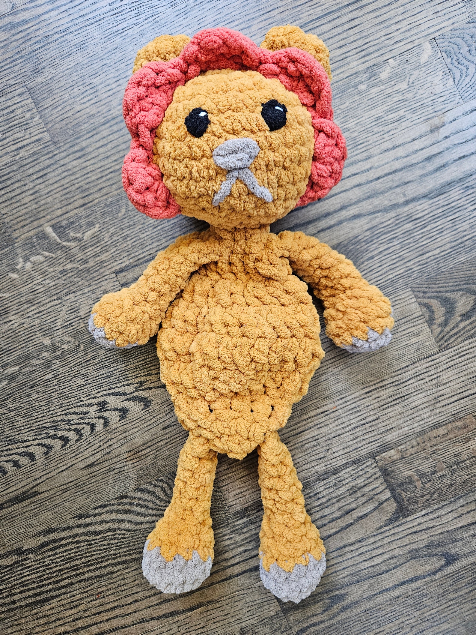 Crochet Lion Snuggle Buddy - Handmade Lion Lovey - Etsy