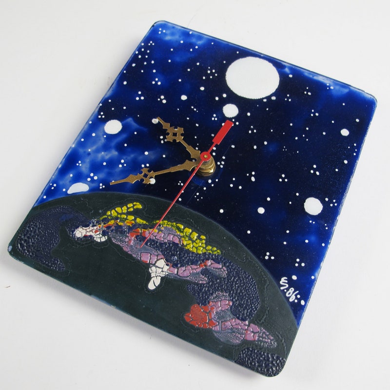 Hand Painted Clock - Etsy