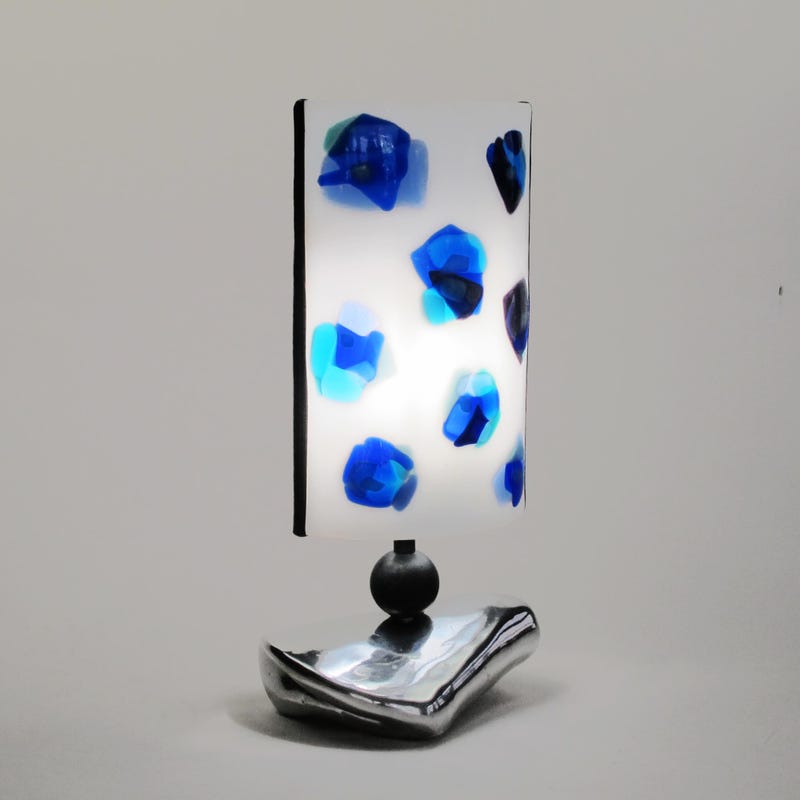Fused Glass Lamp - Etsy