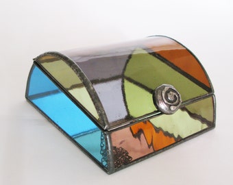 Stained Glass Box - Etsy