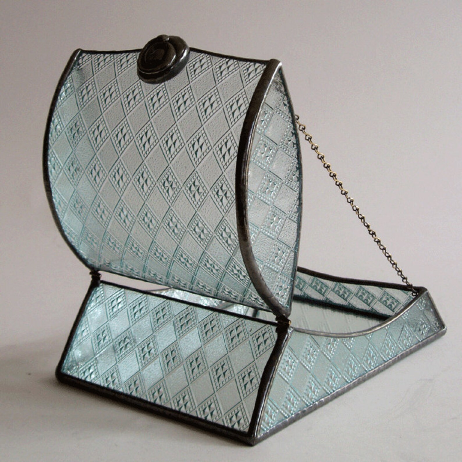 Jewelry Box - Diamond Glass Pattern - Etsy