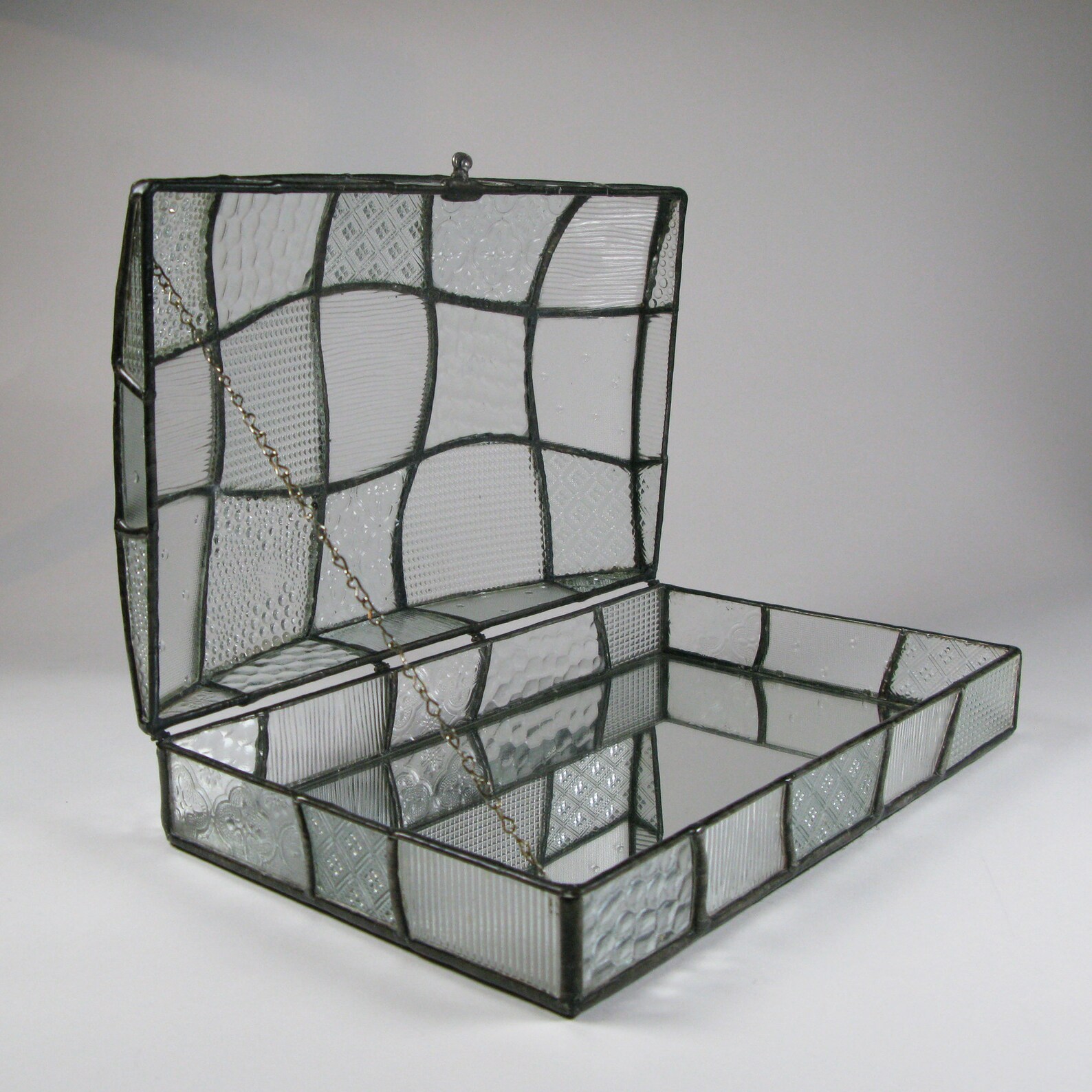 Large Dome Jewelry Box - Art Deco Style Patchwork - Etsy