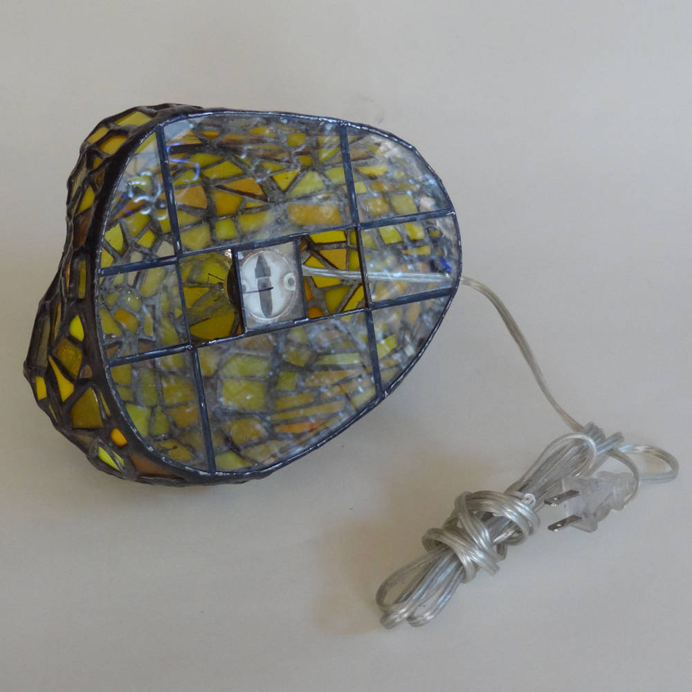 Yellow Rock Art Glass Sculpture - Etsy