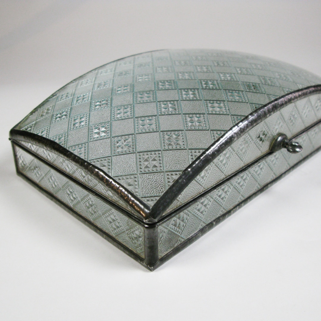 Jewelry Box Rectangular Dome Diamond Pattern - Etsy