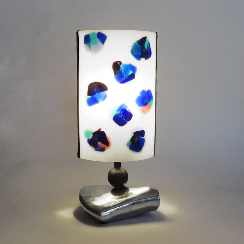 Fused Glass Lamp - Etsy