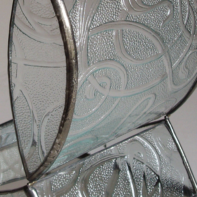 Jewelry Box Art Nouvean Style Everglades Glass Pattern - Etsy