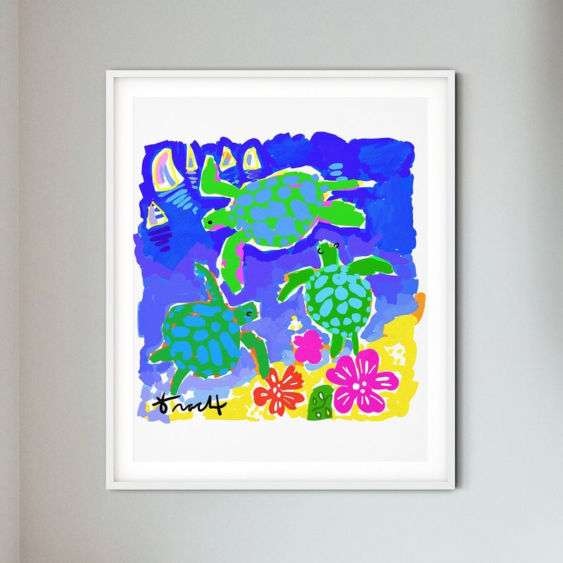 Turtle Picture Frame - Etsy