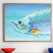 Fish Art Print by Kelly Tracht, Parrotfish Painting, Wall Art, Nautical ...