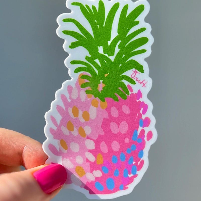 Pink Pineapple - Etsy