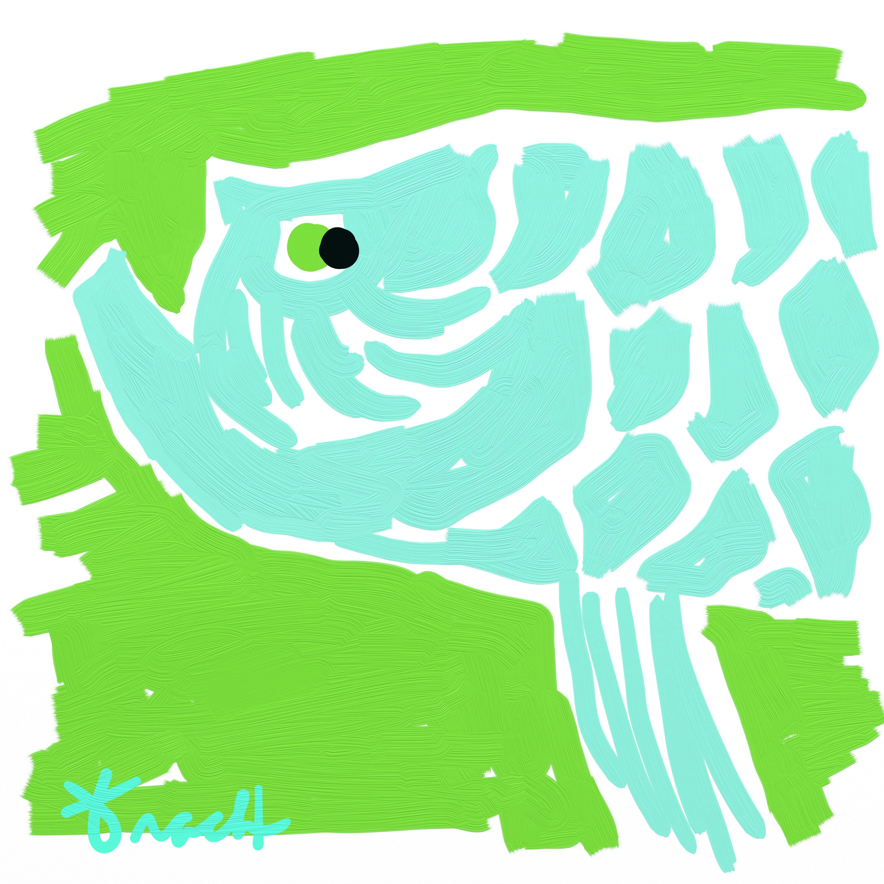 Fish Art Print by Kelly Tracht Tarpon Painting Wall Art | Etsy