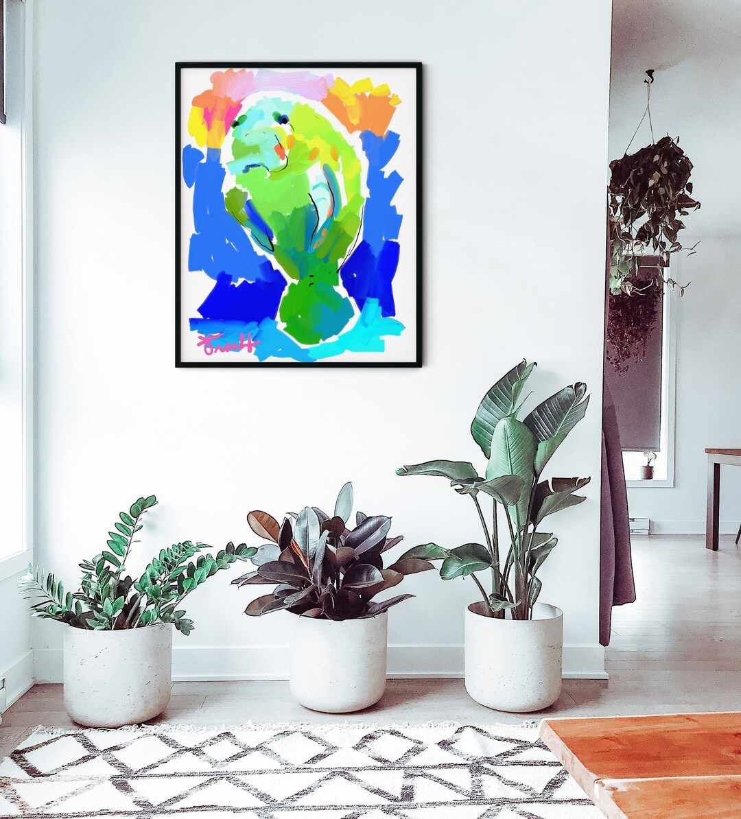 Manatee Art Print, Wall Art, Kelly Tracht, Coastal Decor, Nursery Decor ...