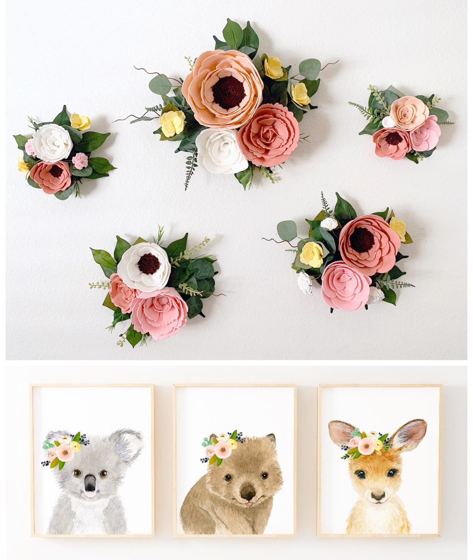 Large Scale Wallflower Set Large Wallflowers Large - Etsy