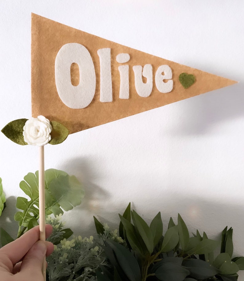 Groovy Custom Felt Pennant Flags Custom Pennants Custom | Etsy