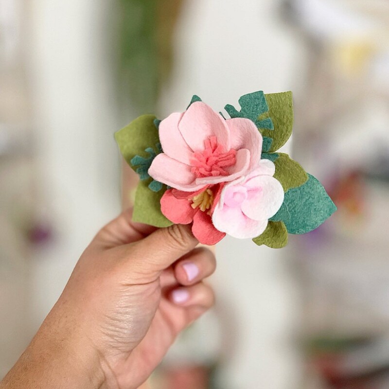 Felt Hair Accessory - Etsy