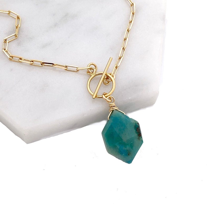 Chrysocolla Necklace - Etsy