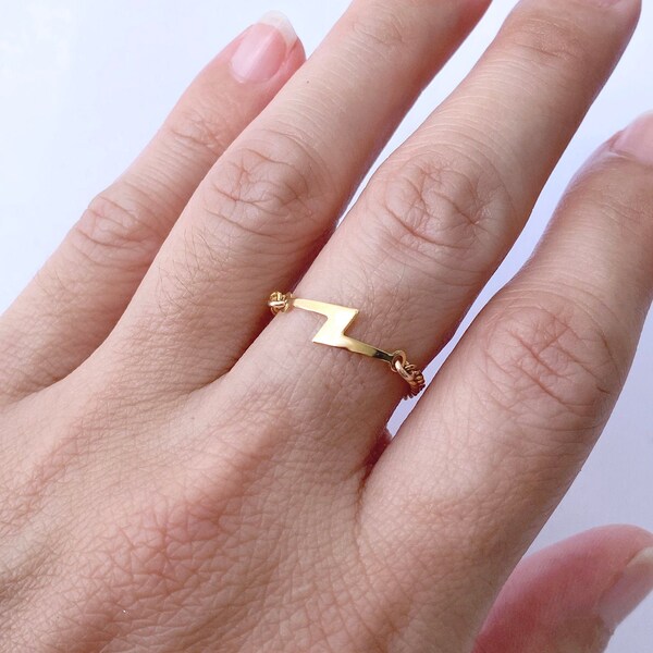 Lightning Ring - Etsy