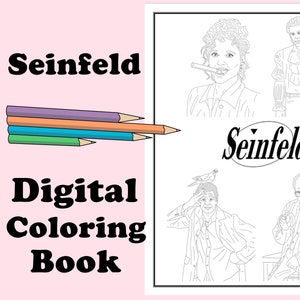 Seinfeld Digital Coloring Book // Instant Print PDF File, Travel ...