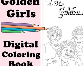 golden girls naughty coloring book