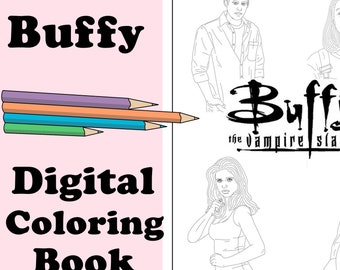 buffy the vampire slayer adult coloring book