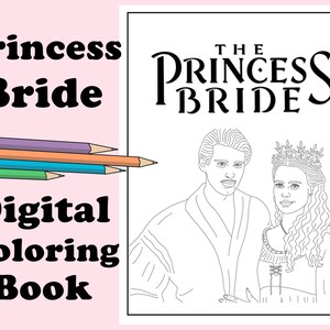 The Princess Bride Coloring Book // Instant Printable Digital File ...