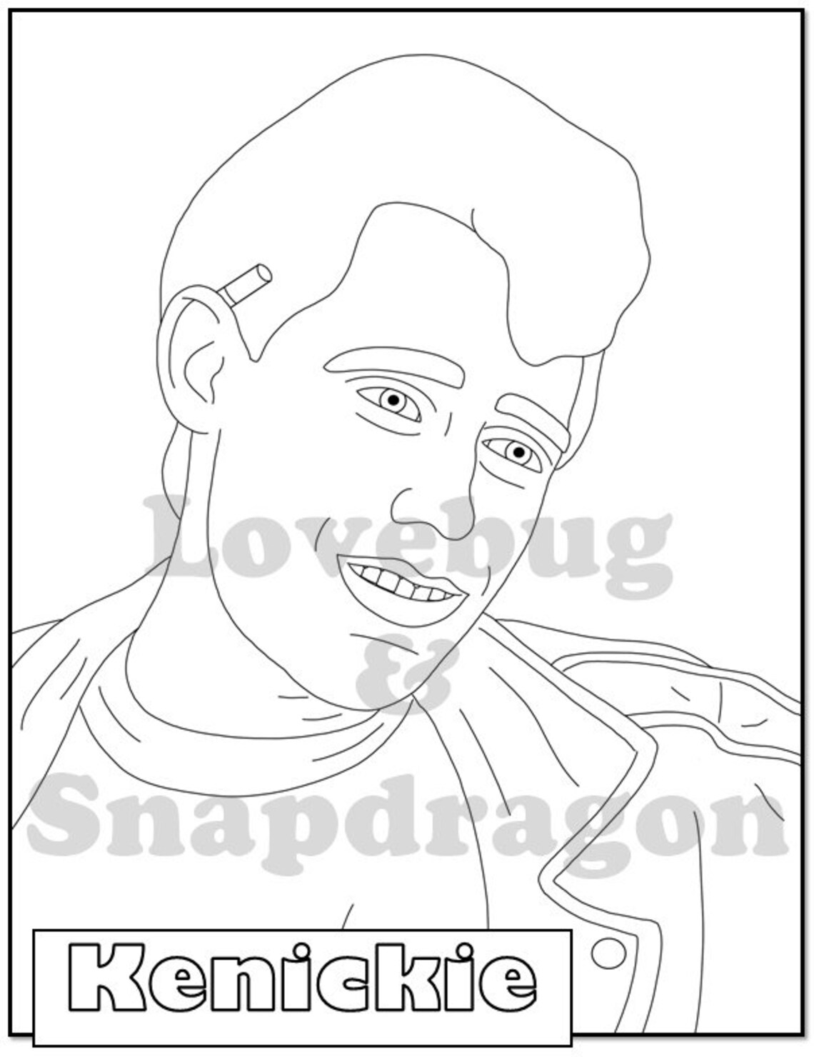 Grease Movie Coloring Book: Adult Art Therapy (printable PDF) - Etsy