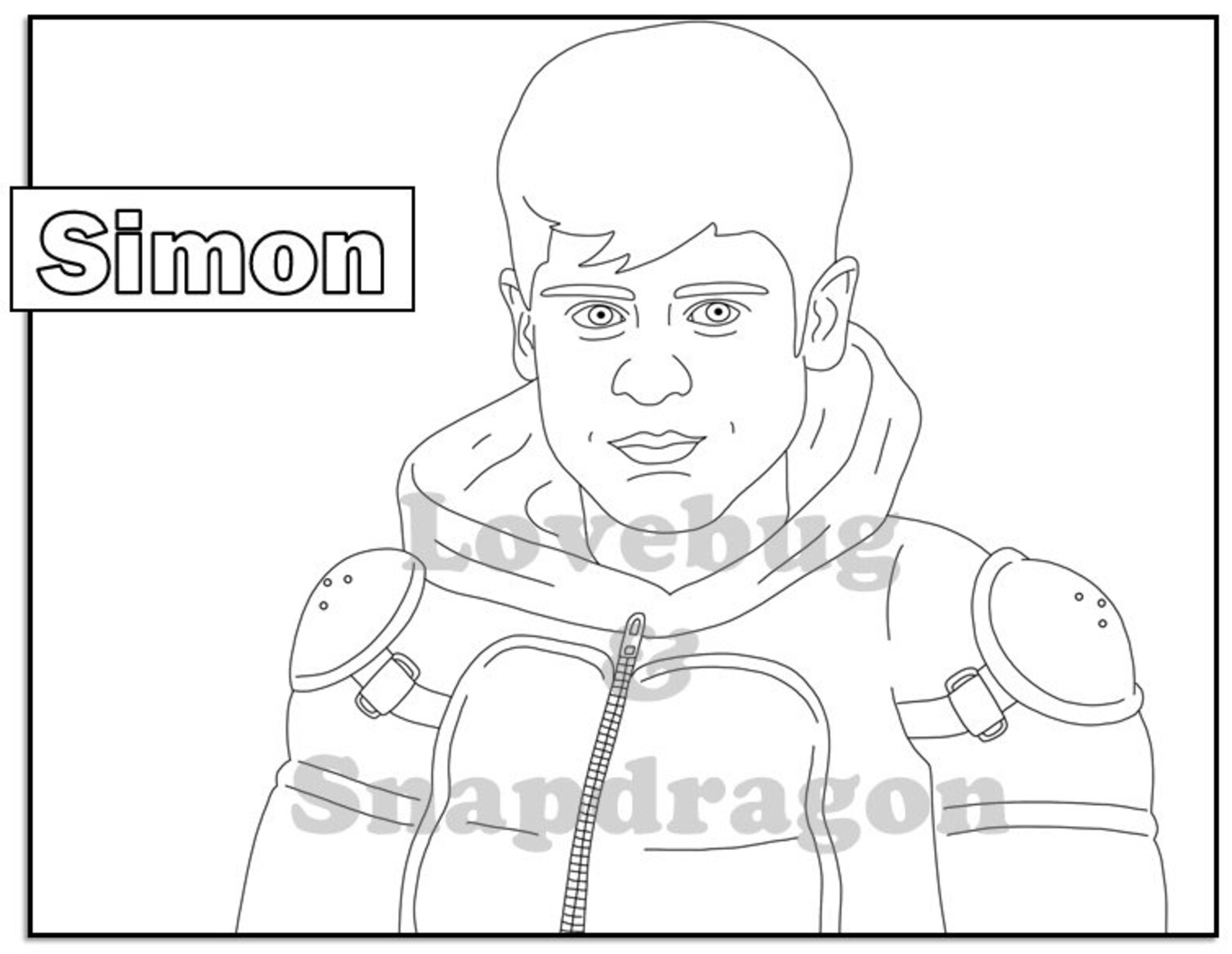Misfits UK Digital Coloring Book // Instant Print PDF | Etsy