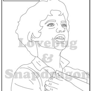 Grease Movie Coloring Book: Adult Art Therapy (printable PDF) - Etsy